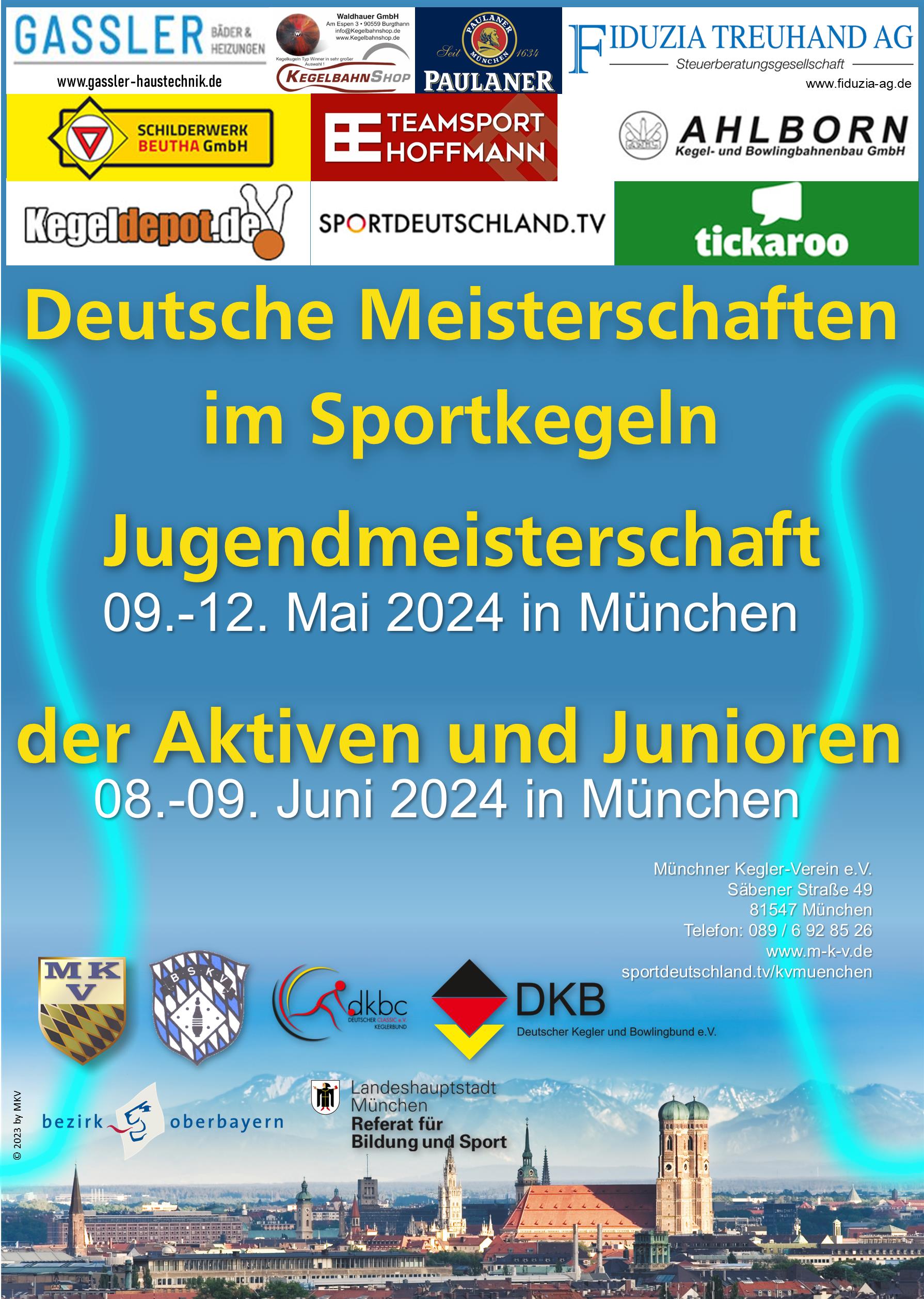 Deutsche Meisterschaften Jugend in München - Kegelsportverein Rositz e.V.